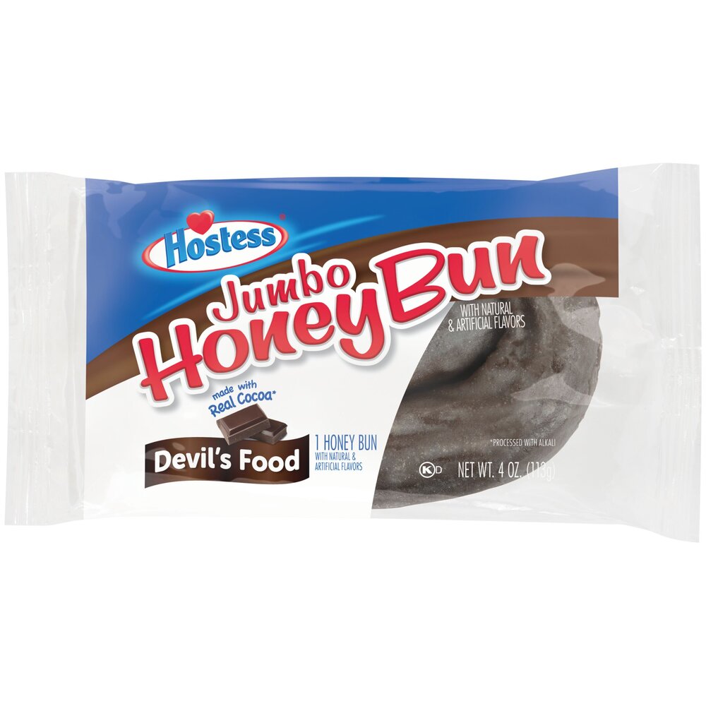 Jumbo Honey Bun Devils Food