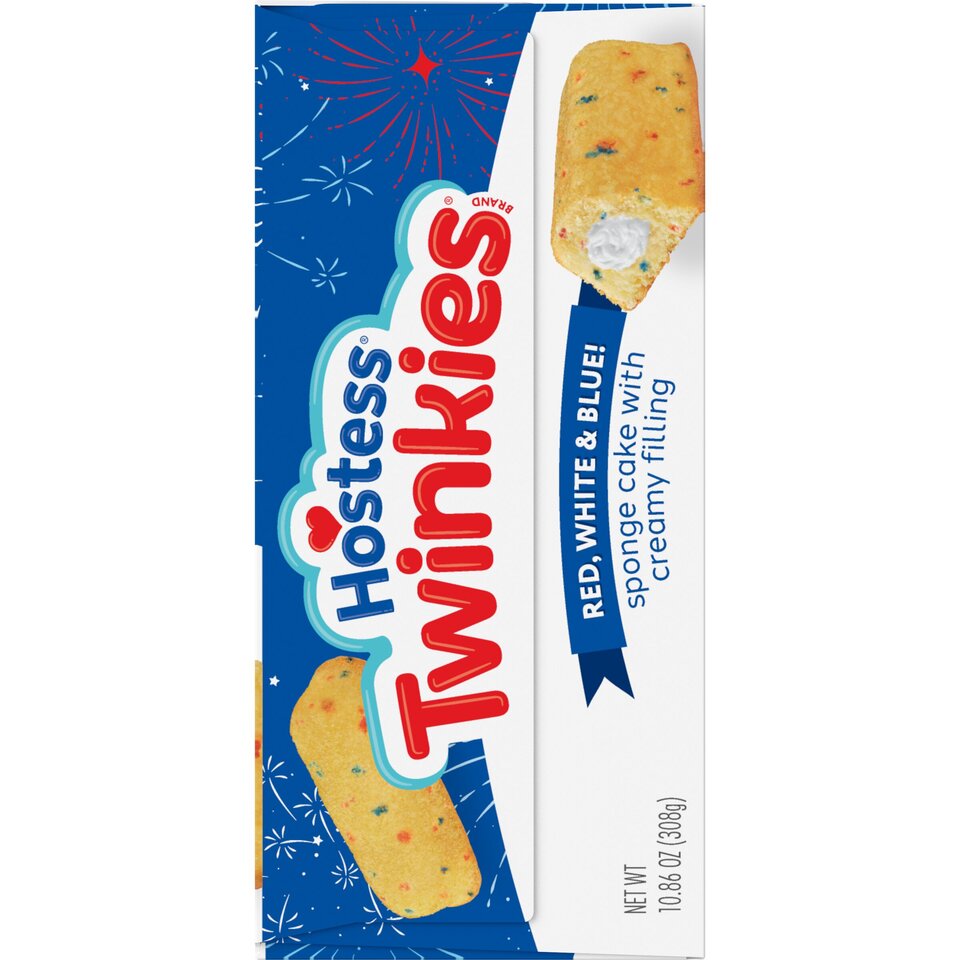 Red, White & Blue! Twinkies® Snack Cakes
