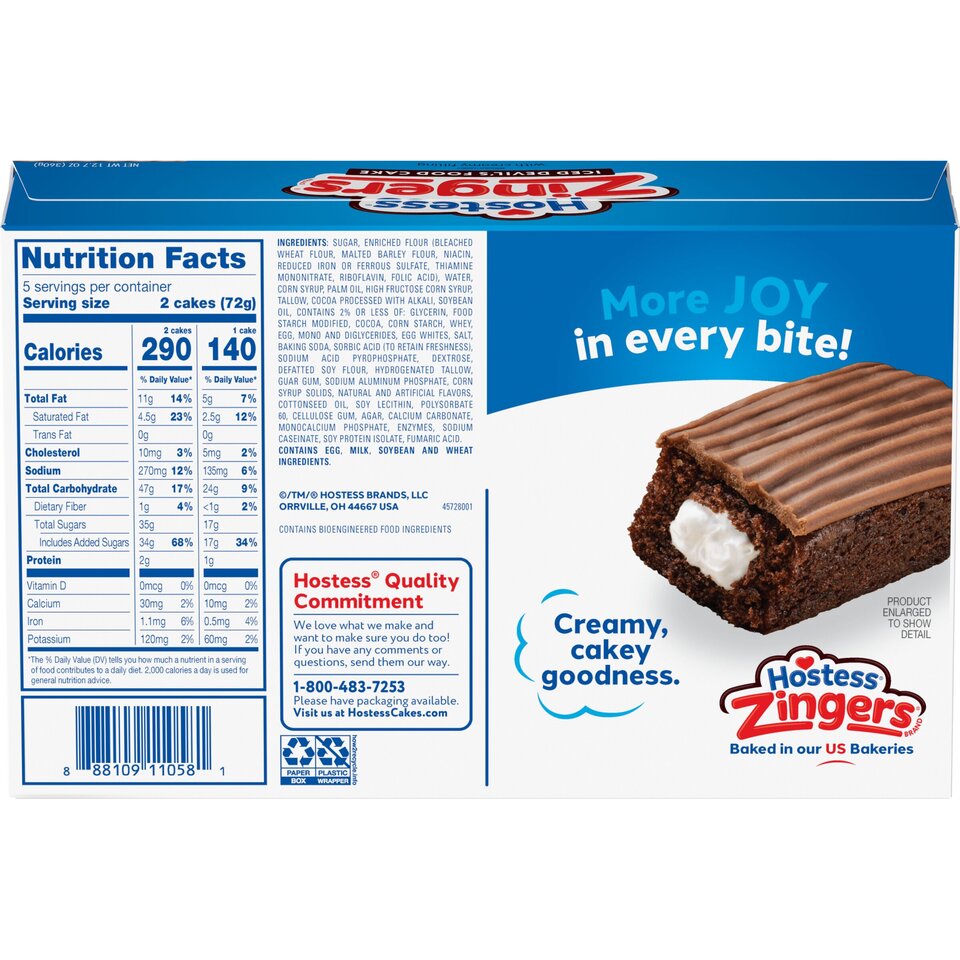 Zingers® Iced Devil's Food Flavor